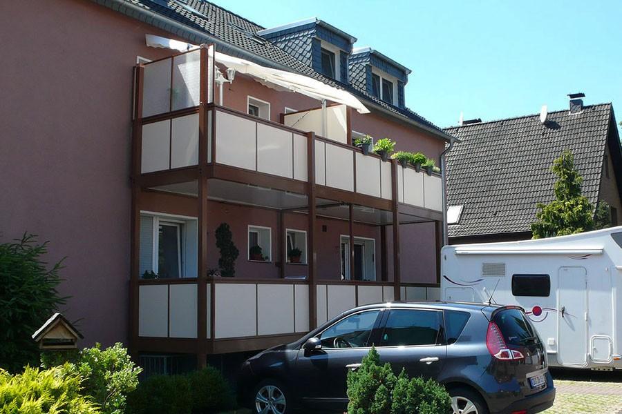 Aluminiumbalkon - Balkonanbau